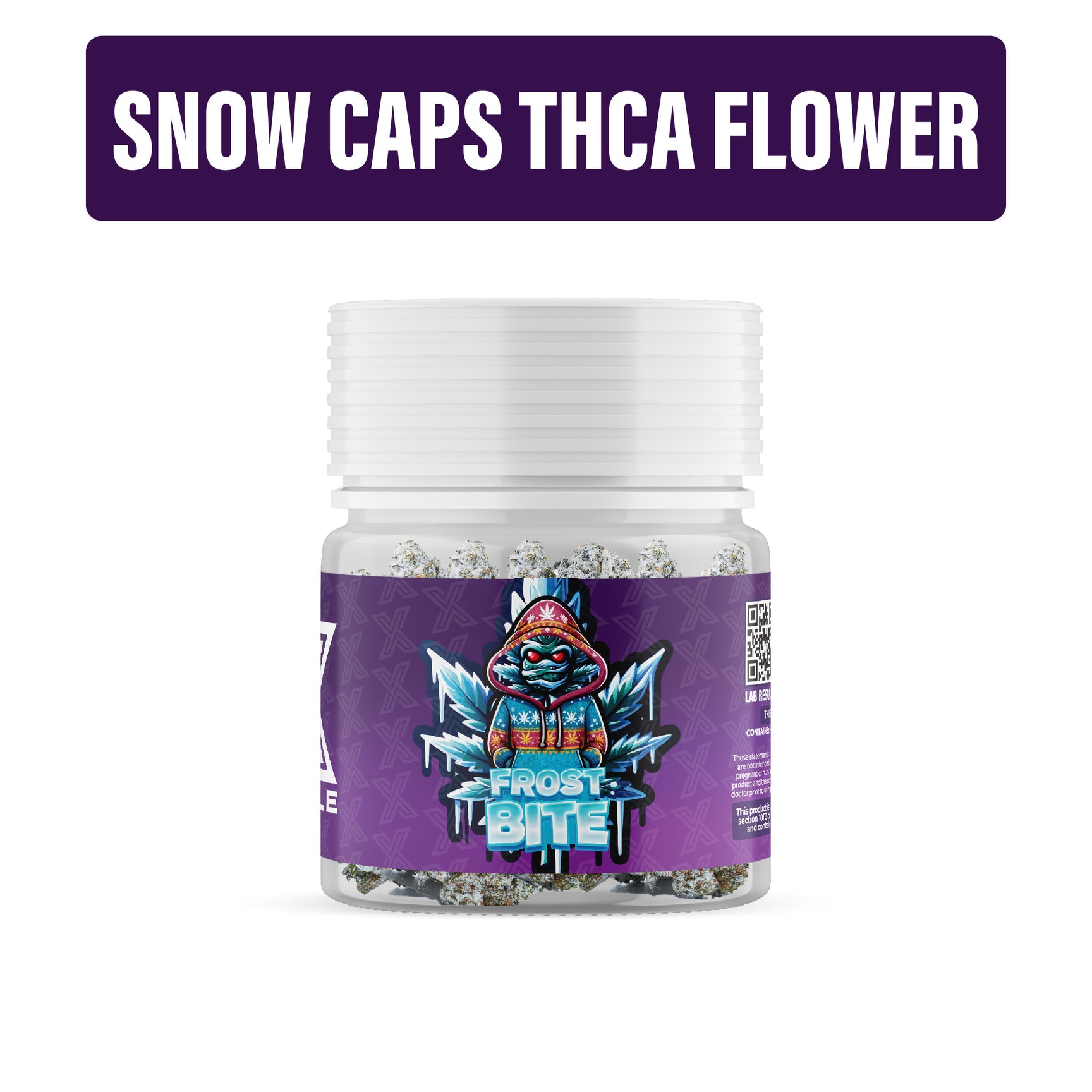 Snow Caps THCA Flower - Xhale Frost Bite - 3.5G | Shop Now | Little High